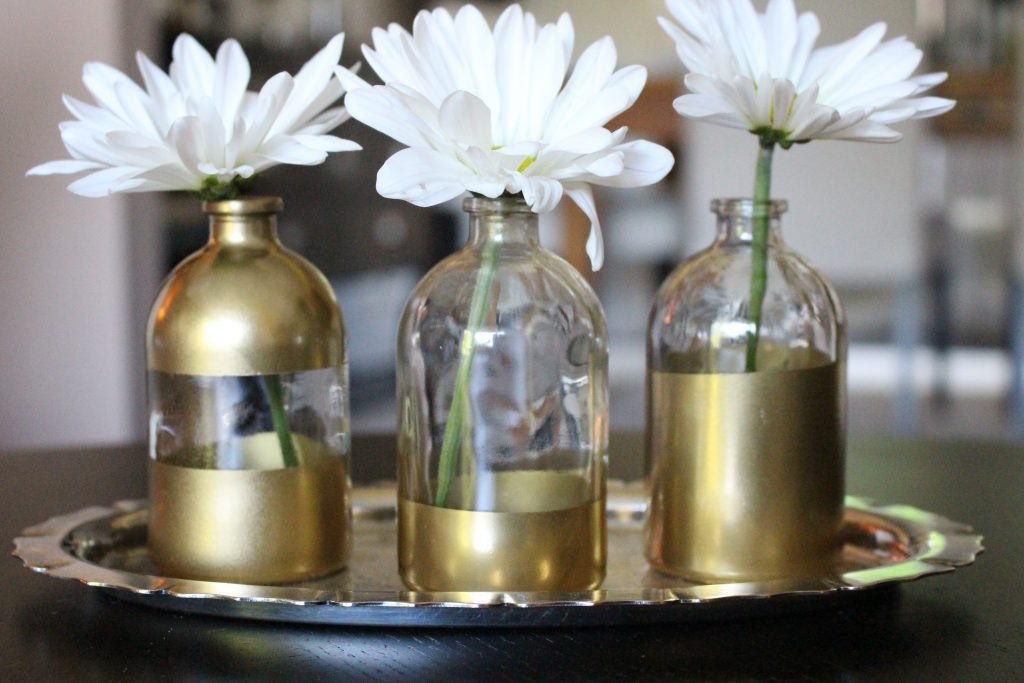 DIY Gold Dipped Bud Vases | My Life From Home