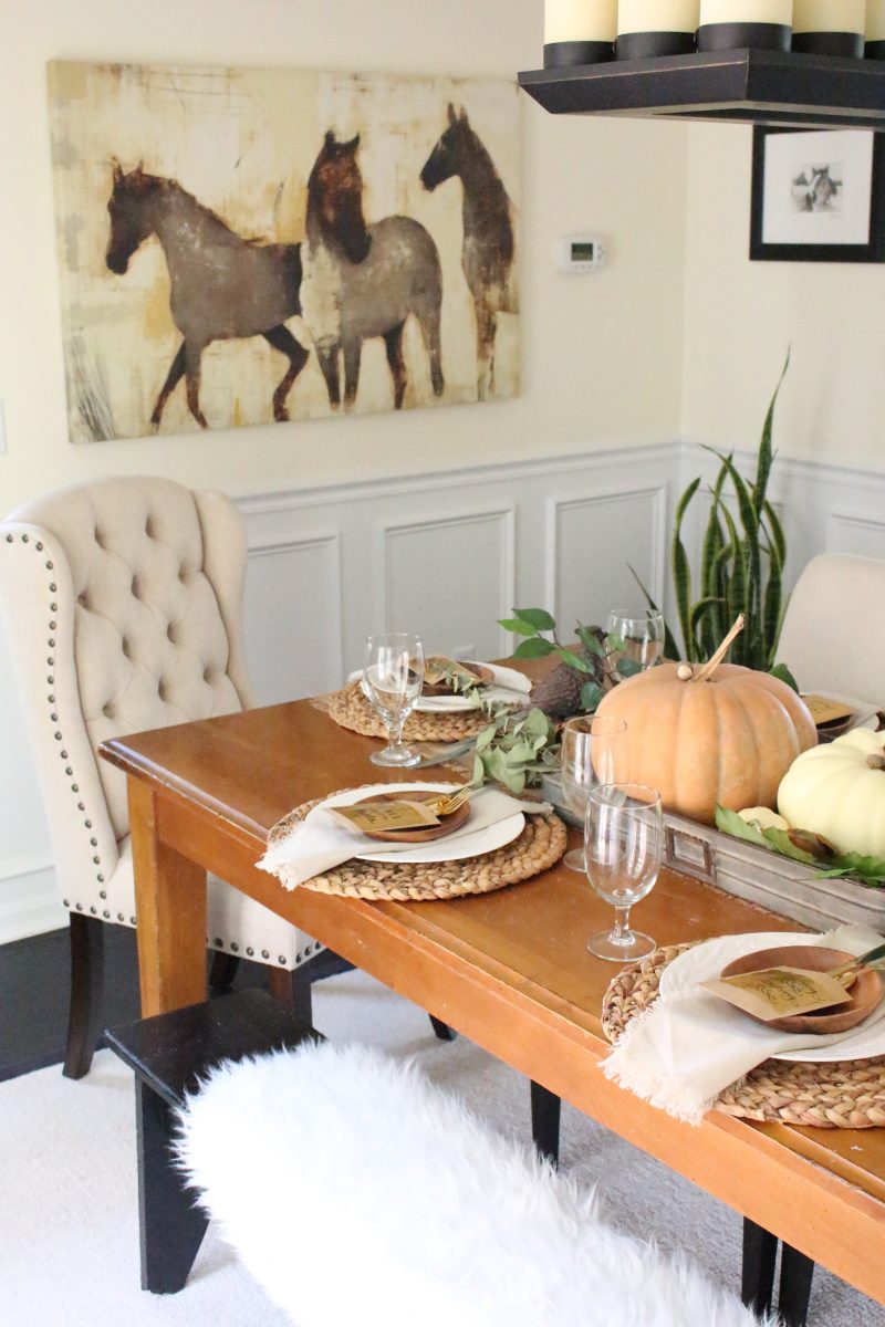 Rustic Thanksgiving Tablescape | My Life From Home