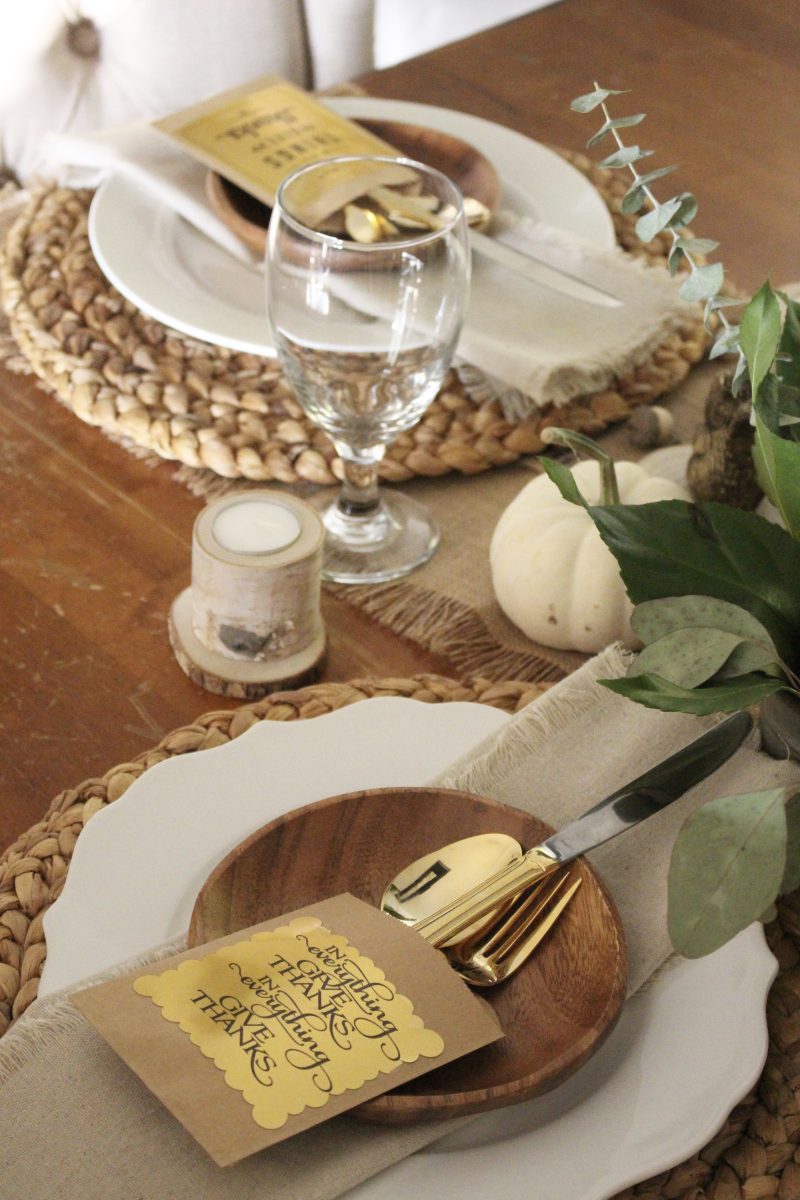 Rustic Thanksgiving Tablescape | My Life From Home