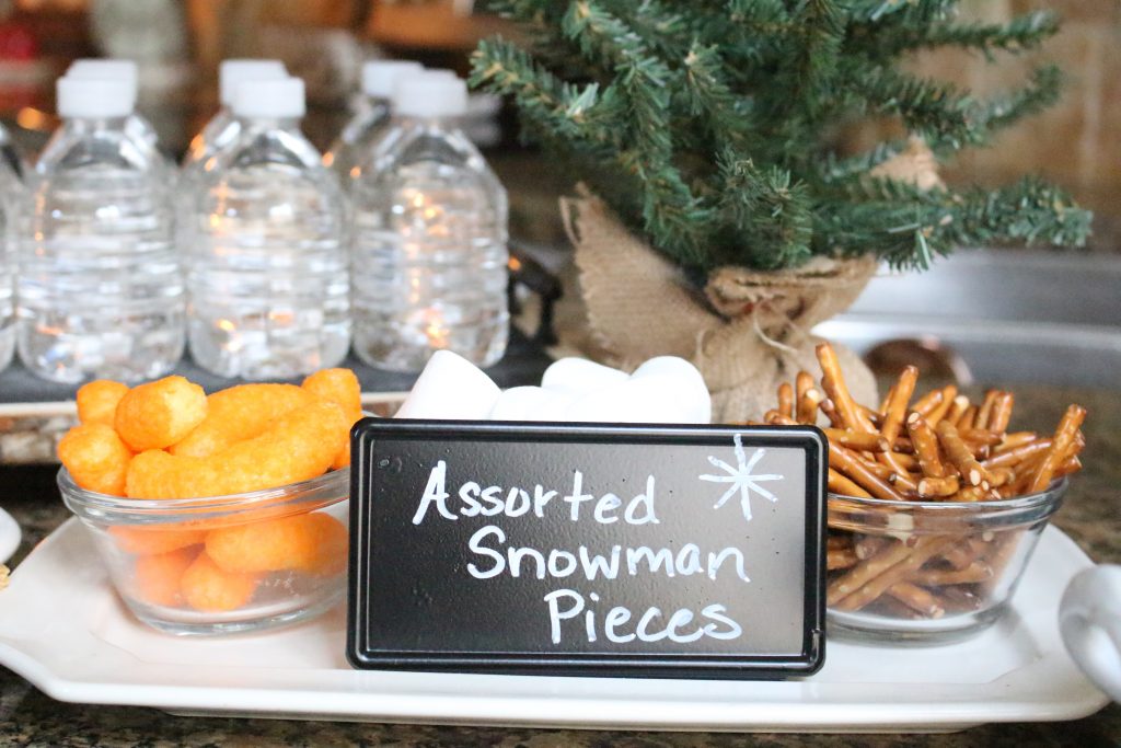 Hot Chocolate Station for a Snow Themed Party | My Life From Home
