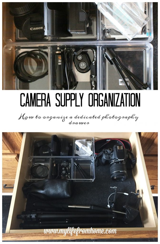 Organize Me: Camera Supply Drawer | My Life From Home