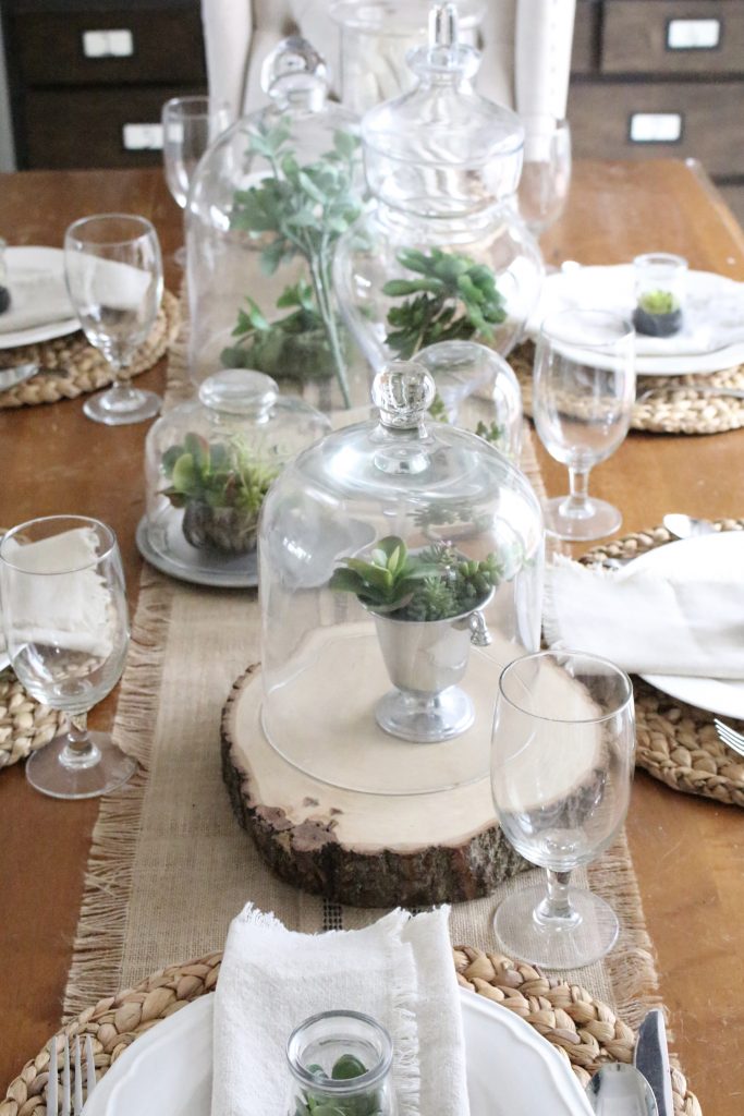 How to Create a Spring Tablescape with Succulents | My Life From Home