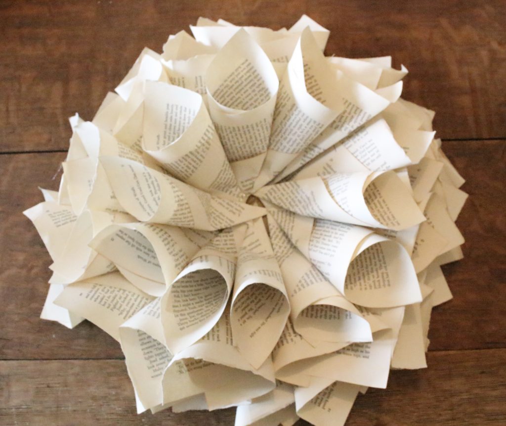 Book Page Flower | My Life From Home