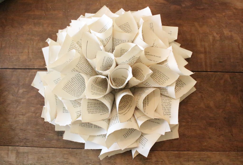 Book Page Flower | My Life From Home