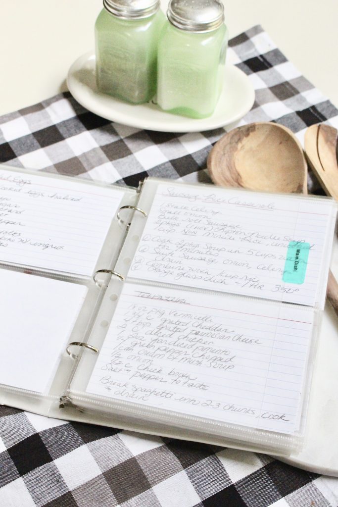 Back to Basics~ An Organized Recipe Plan Book for Easy Meal Planning ...
