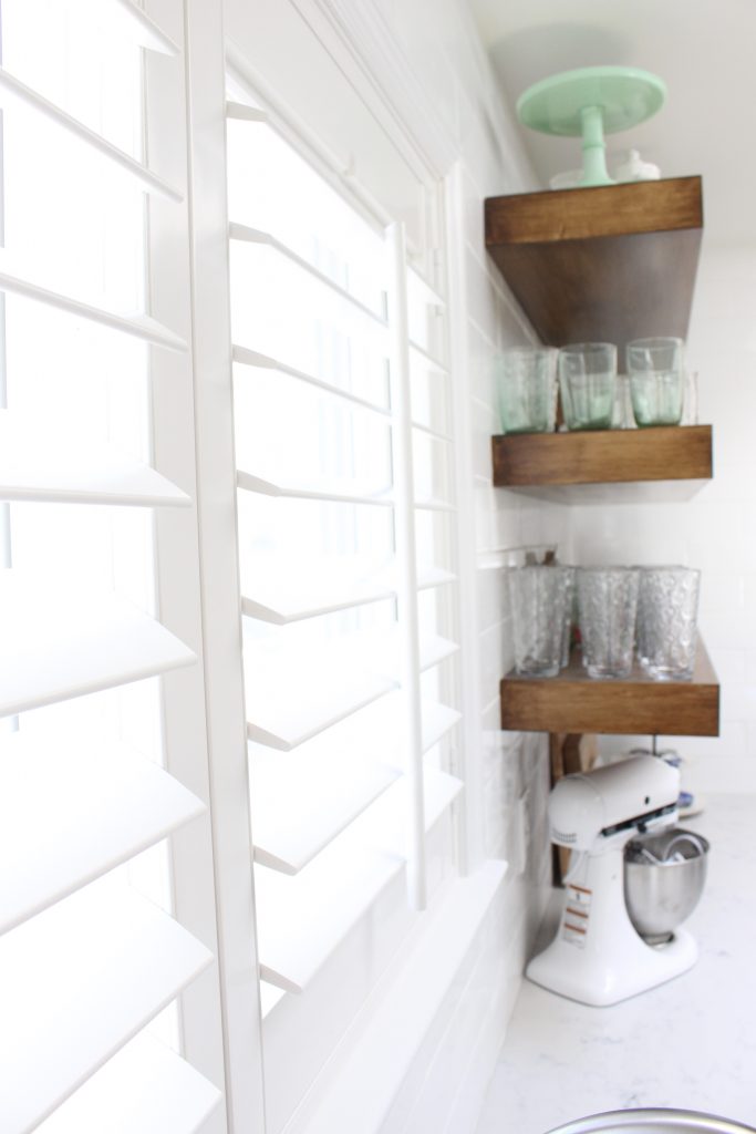 Custom Shutters for the White Cottage Kitchen | My Life From Home