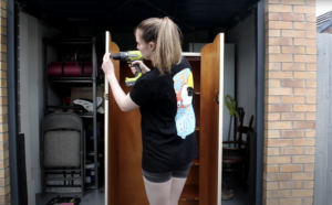 How I Turned a Free Wardrobe Into a Hand-Painted Gruffalo Mural