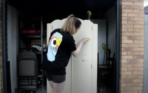 How I Turned a Free Wardrobe Into a Hand-Painted Gruffalo Mural
