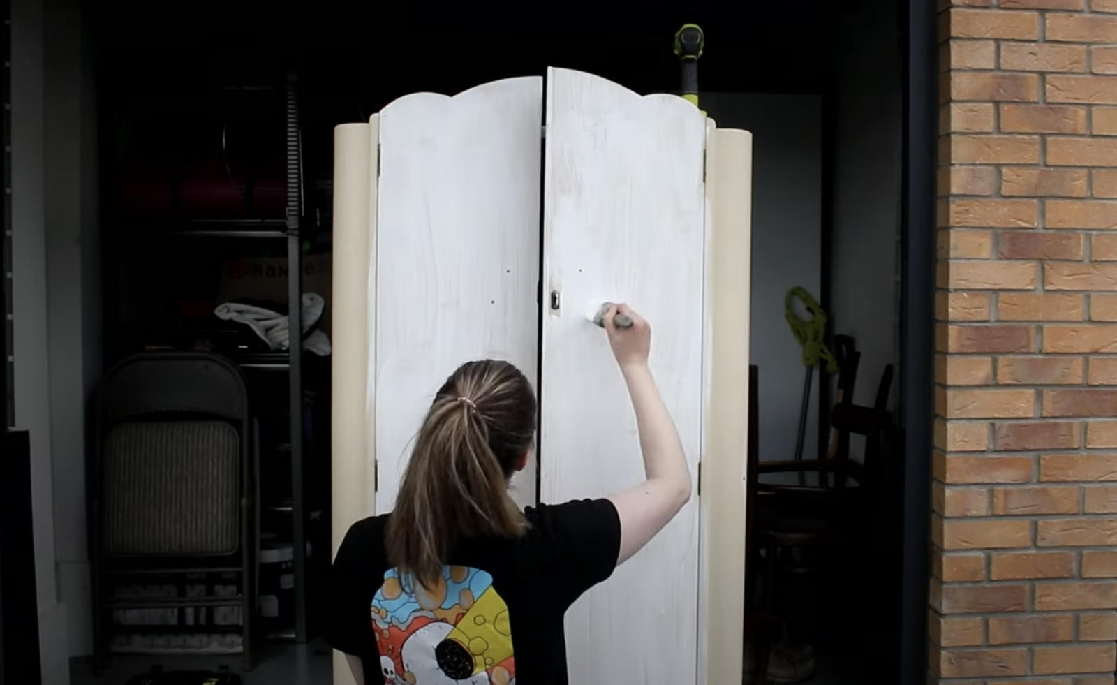 How I Turned a Free Wardrobe Into a Hand-Painted Gruffalo Mural
